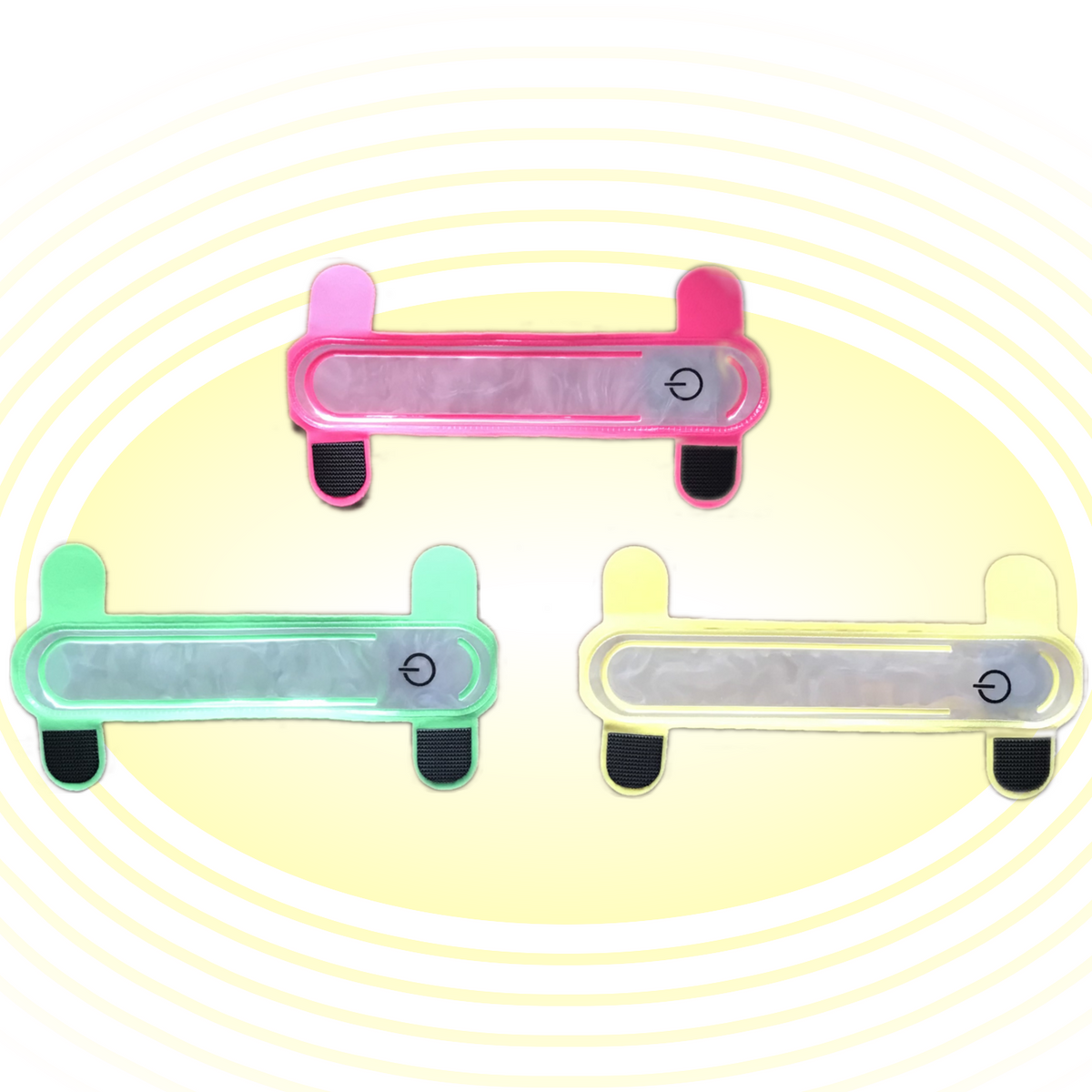 LED Velcro Cover to light up dog collars, pet collars, a backpack stra