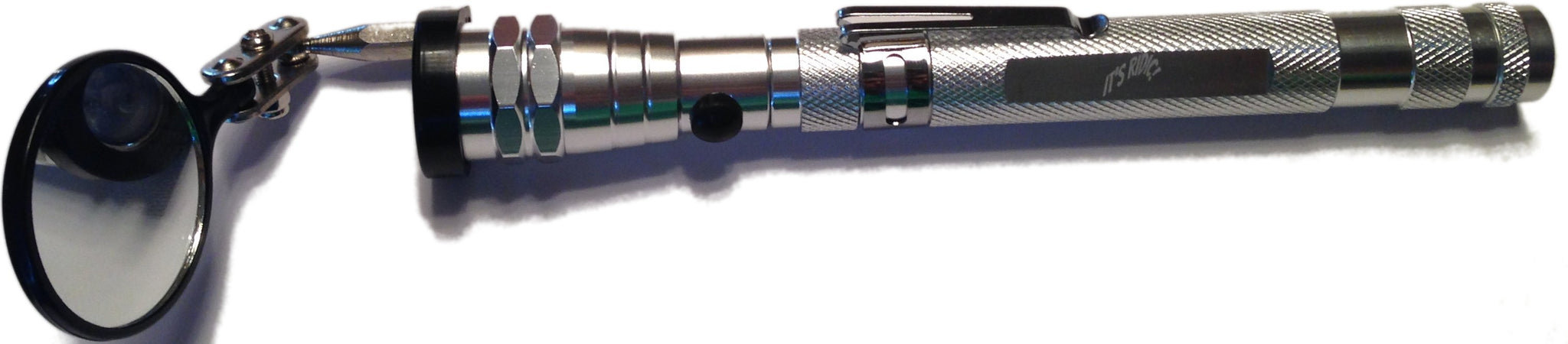 Extendible Magnetic Flashlight w/ MIRROR