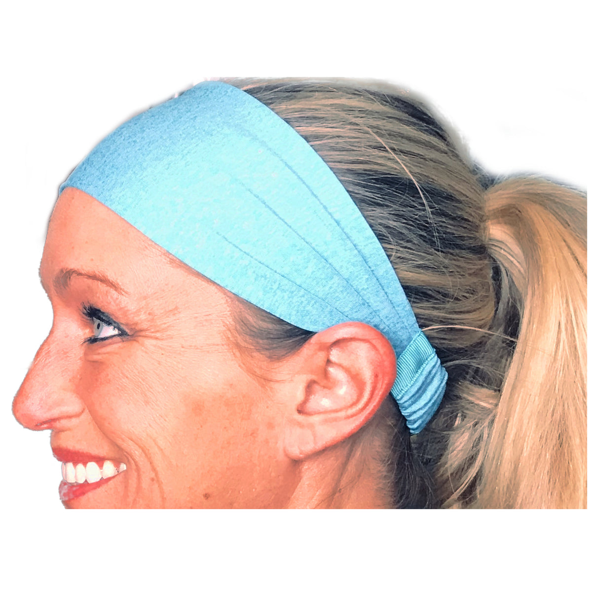 Lightweight, Wide Sweatband for Teens & Women